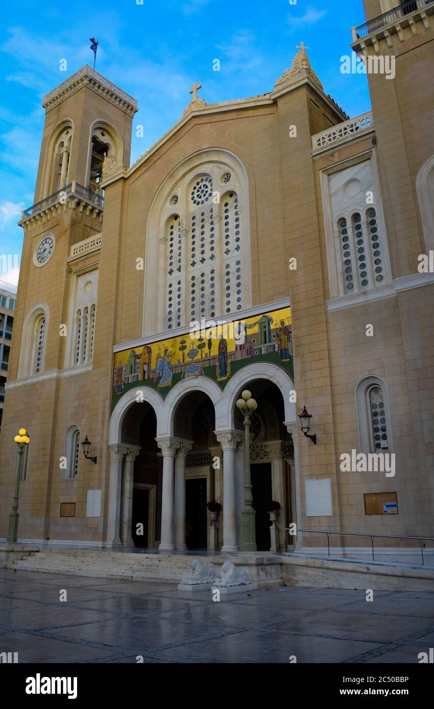 Metropolitan cathedral of athens hi-res stock photography and images ...