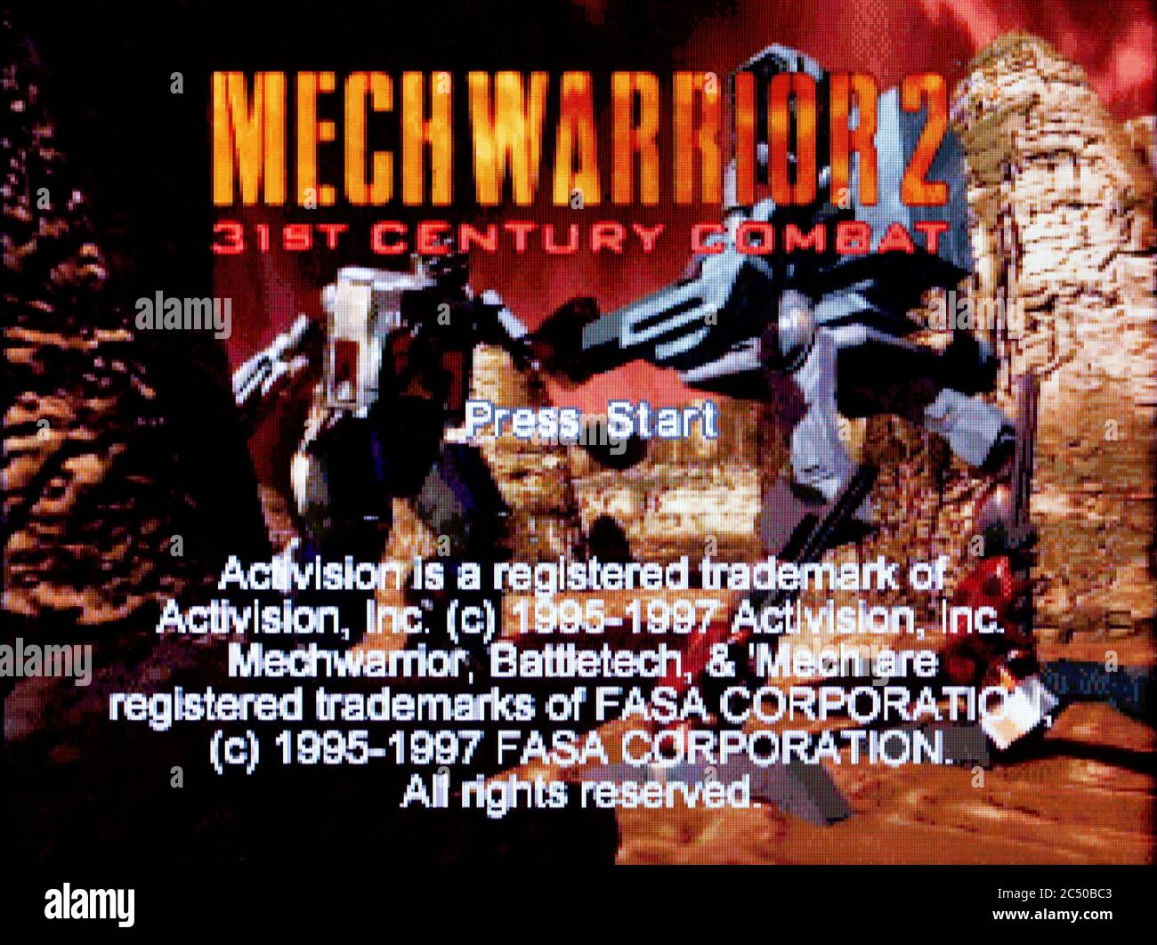Mech Warrior 2 - Sony Playstation 1 PS1 PSX - Editorial use only Stock ...