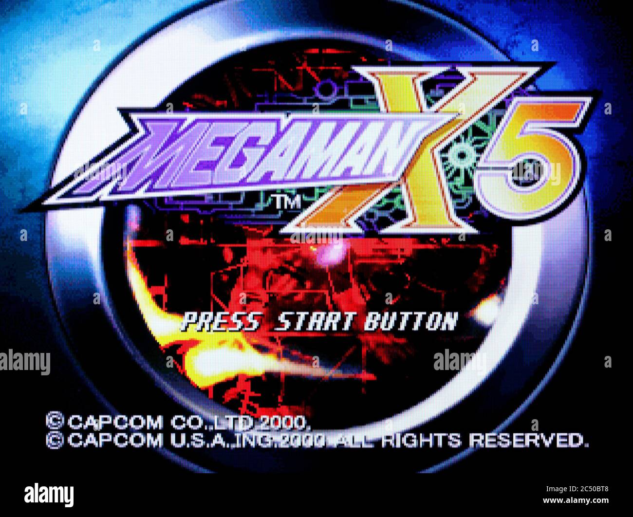 Megaman X5 - Sony Playstation 1 PS1 PSX - Editorial use only Stock ...