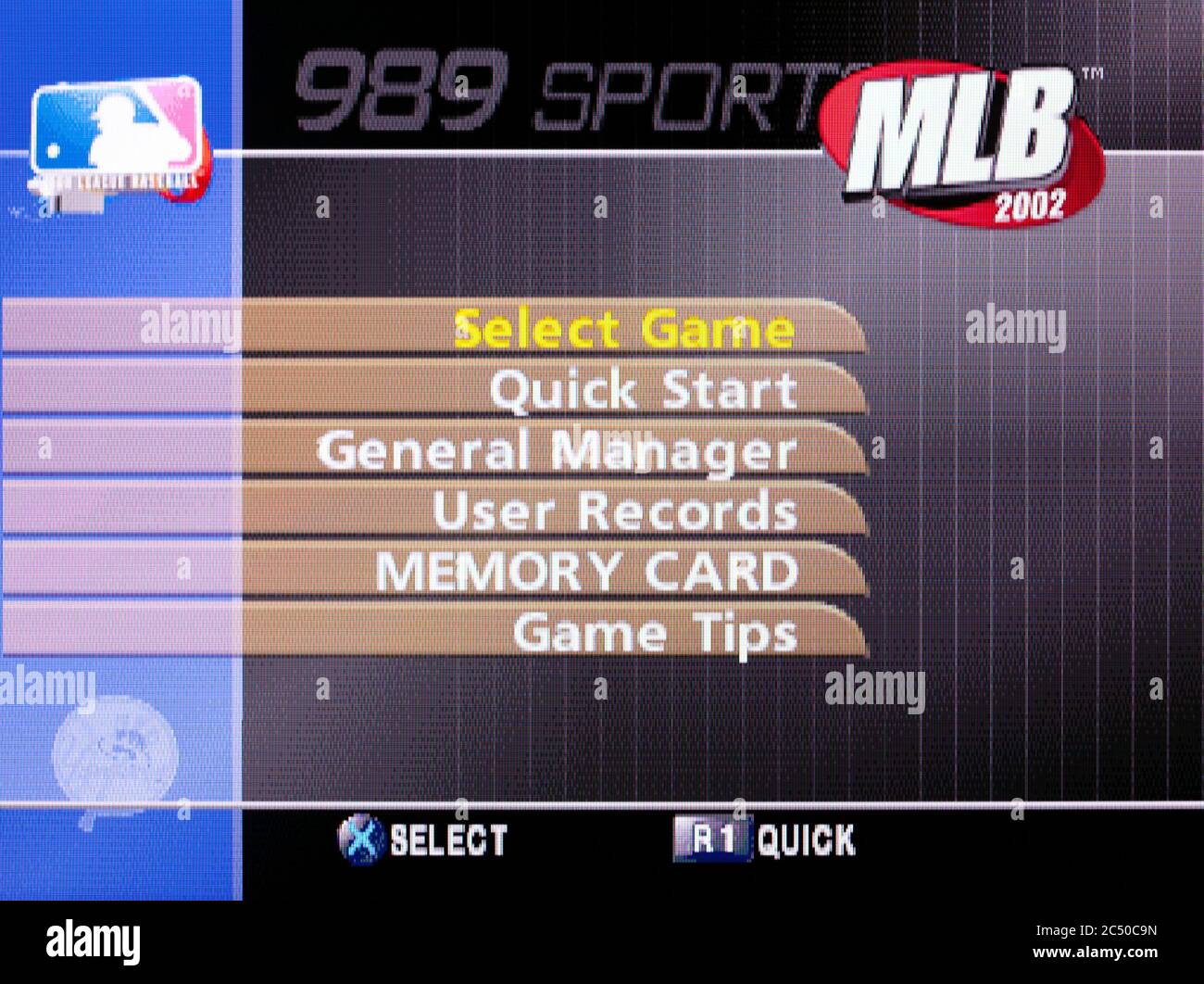 MLB 2002 - Sony Playstation 1 PS1 PSX - Editorial use only Stock Photo ...