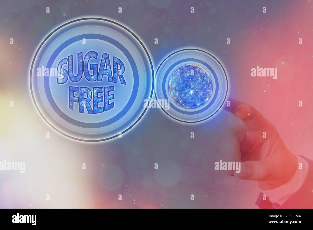 Text sign showing Sugar Free. Business photo showcasing do not contain ...