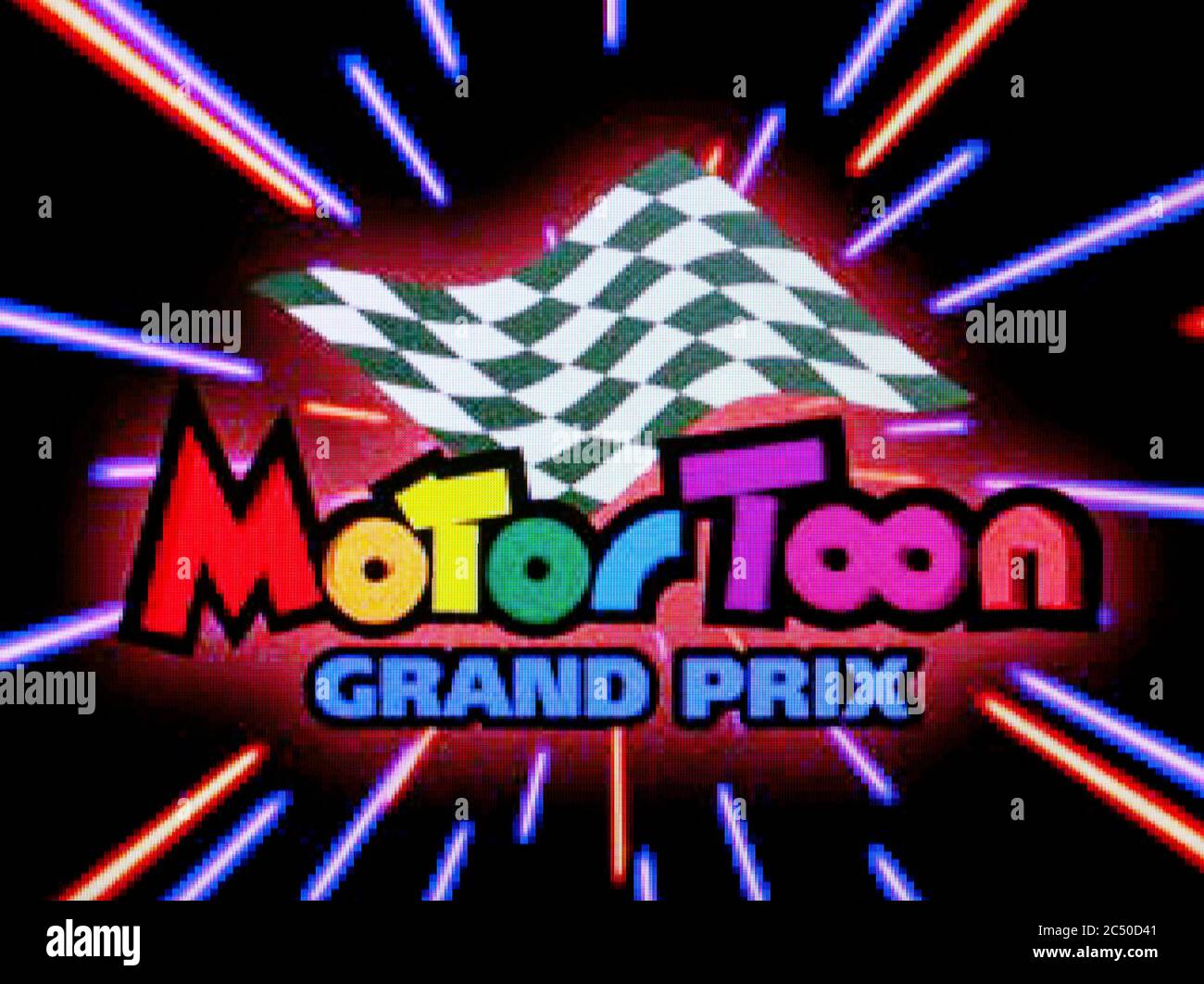 Motor Toon Grand Prix - Sony Playstation 1 PS1 PSX - Editorial use only ...