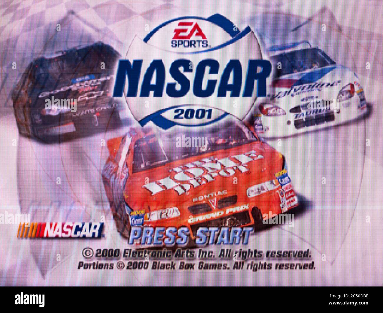 Nascar 2001 - Sony Playstation 1 PS1 PSX - Editorial use only Stock ...