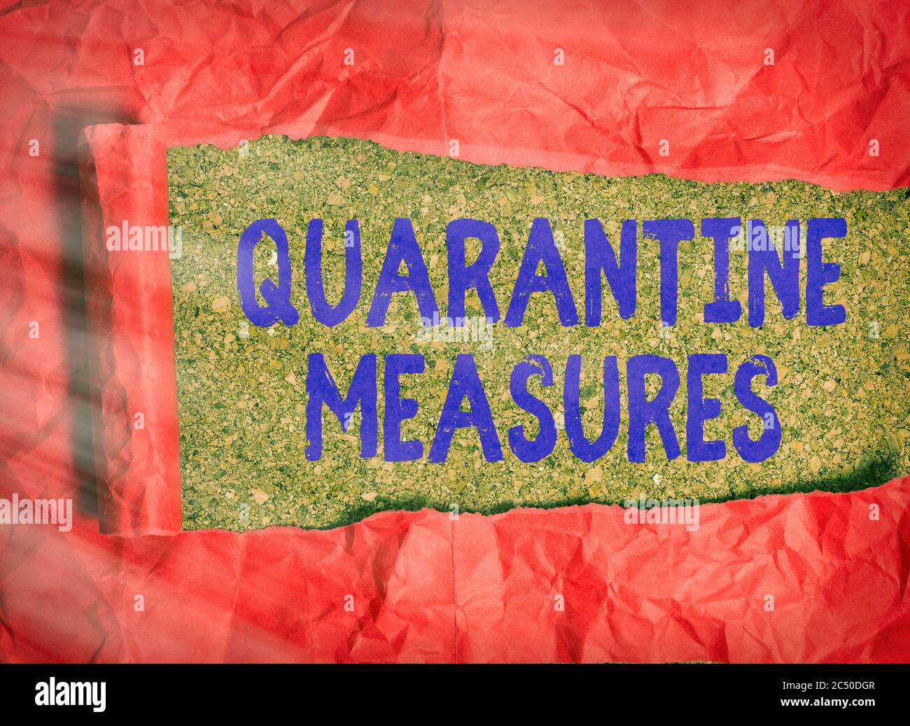 Conceptual hand writing showing Quarantine Measures. Concept meaning ...