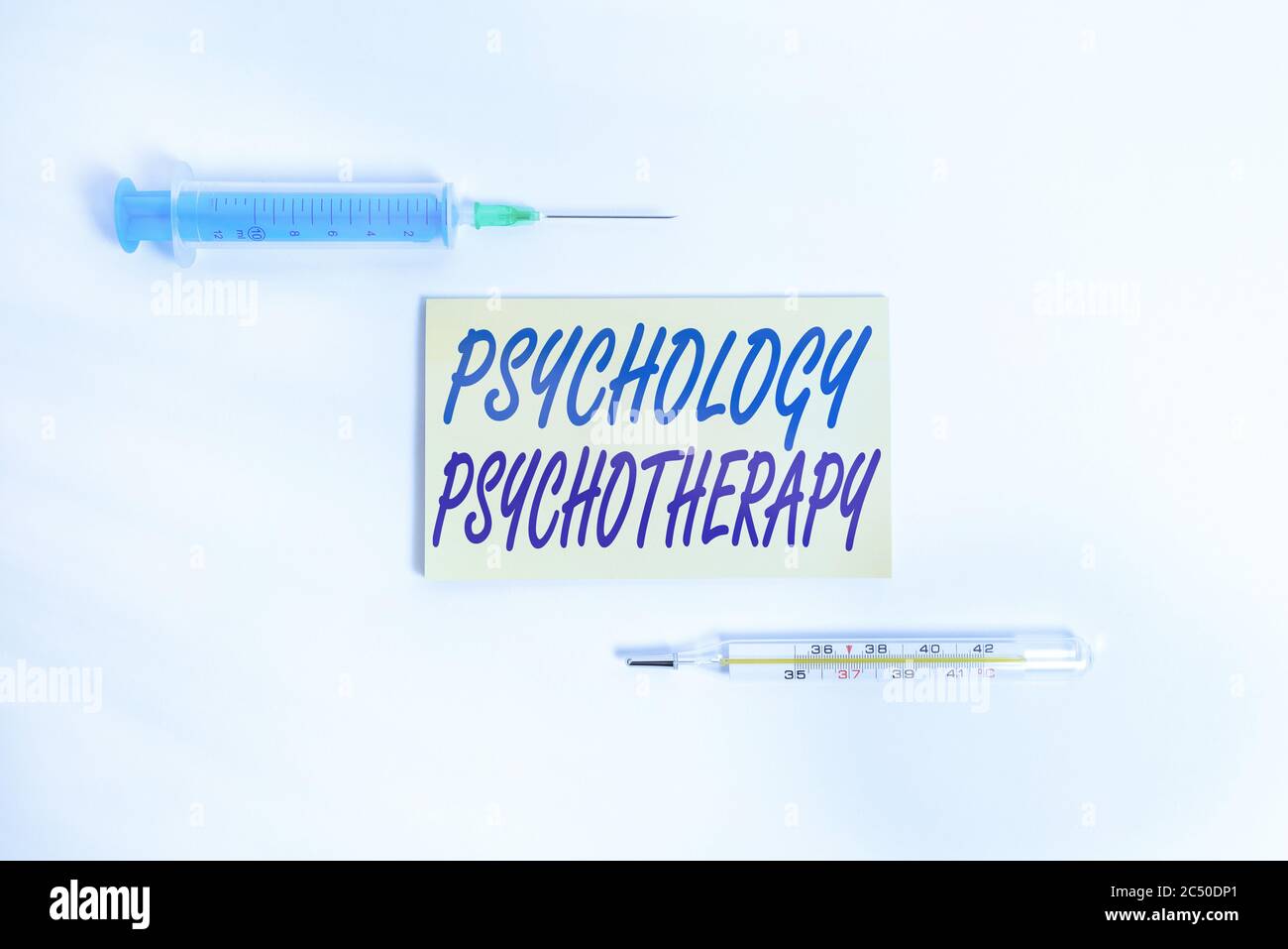 Text sign showing Psychology Psychotherapy. Business photo showcasing ...