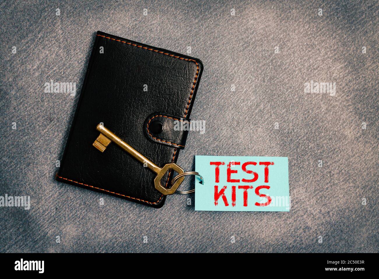 Handwriting text writing Test Kits. Conceptual photo tools used to ...