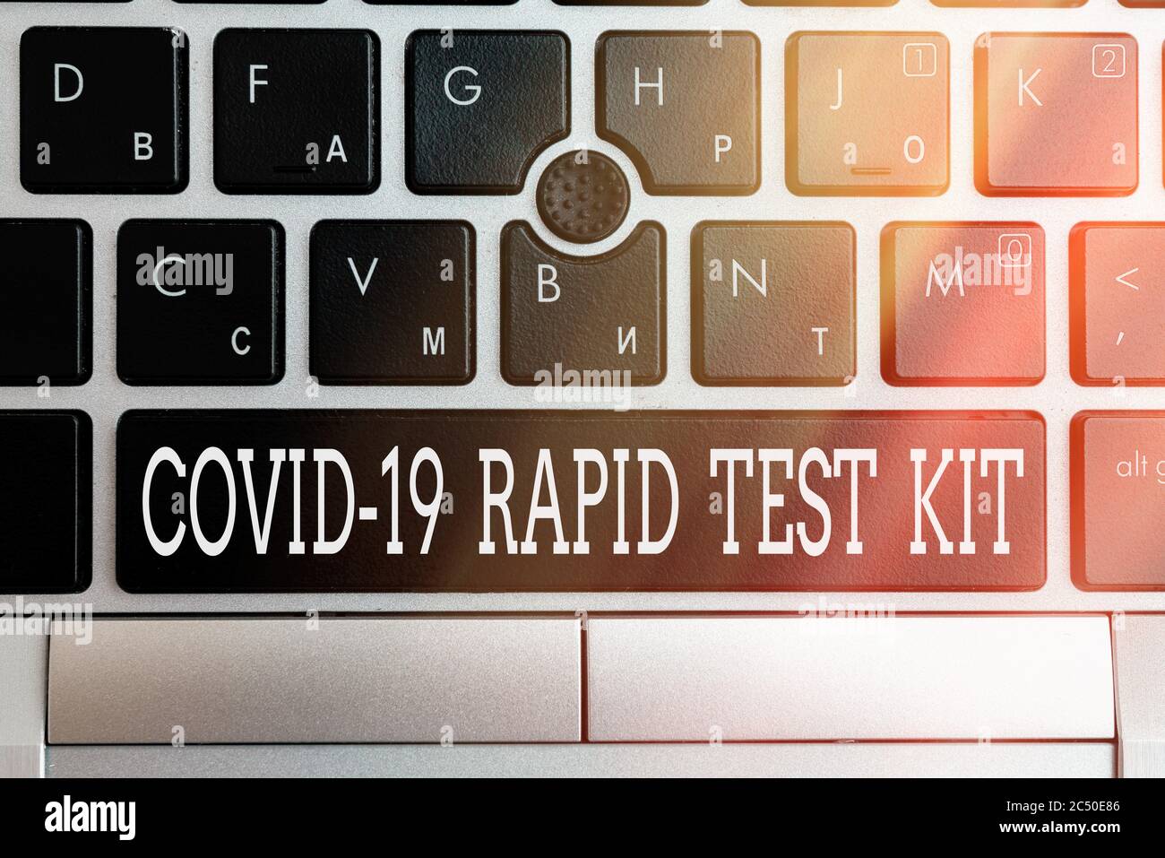 Conceptual hand writing showing Rapid Test Kit. Concept meaning ...