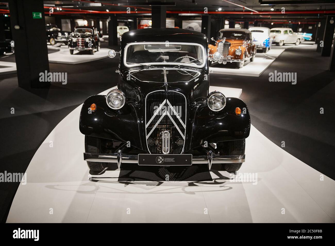 Citroen 11 BL Traction Avant (11 CV) 1955. Retro car on cars exhibition ...