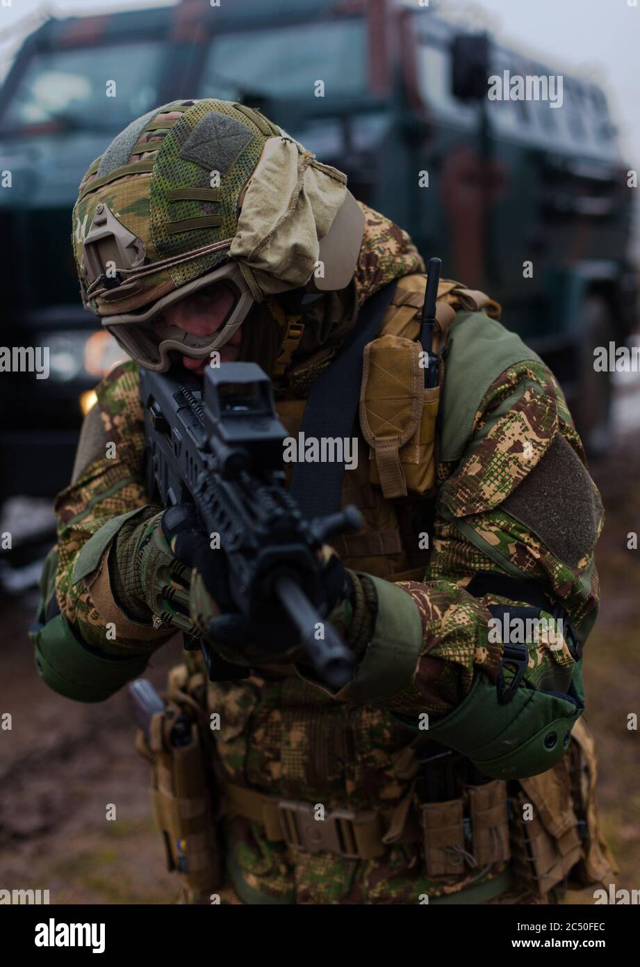Armored car with gun hi-res stock photography and images - Alamy