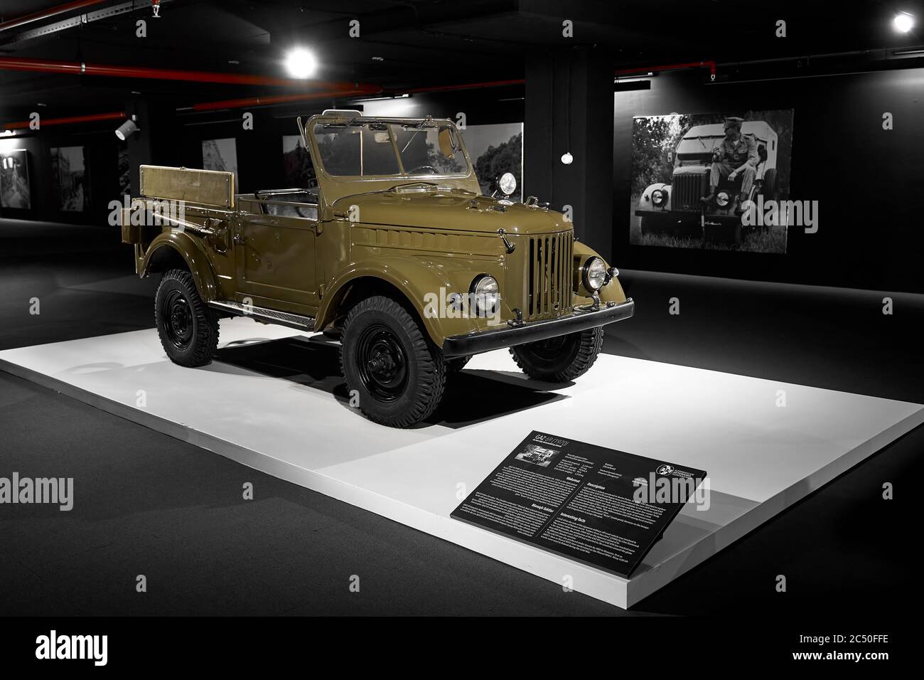 GAZ-69 Army Truck. All terrain vehicle 1970 vehicle. Made in USSR ...