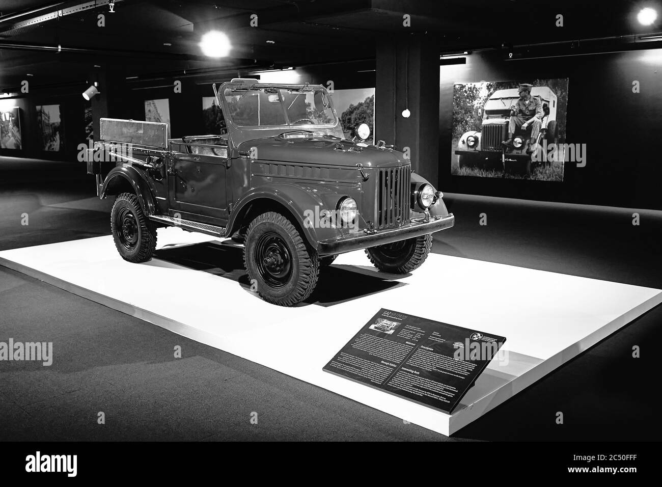 GAZ-69 Army Truck. All terrain vehicle 1970 vehicle. Made in USSR ...