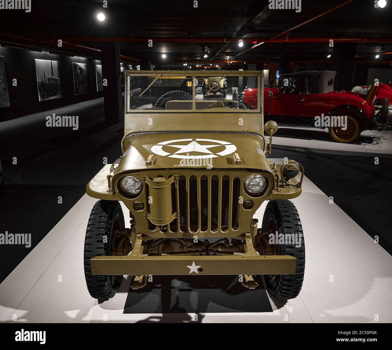 Willys MB 1944. U.S. Army Truck. All terrain vehicle of the Second ...