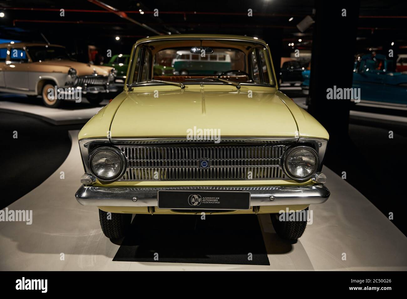 Moskvich-408. Soviet old car. Retro car. Classic Car exhibition ...