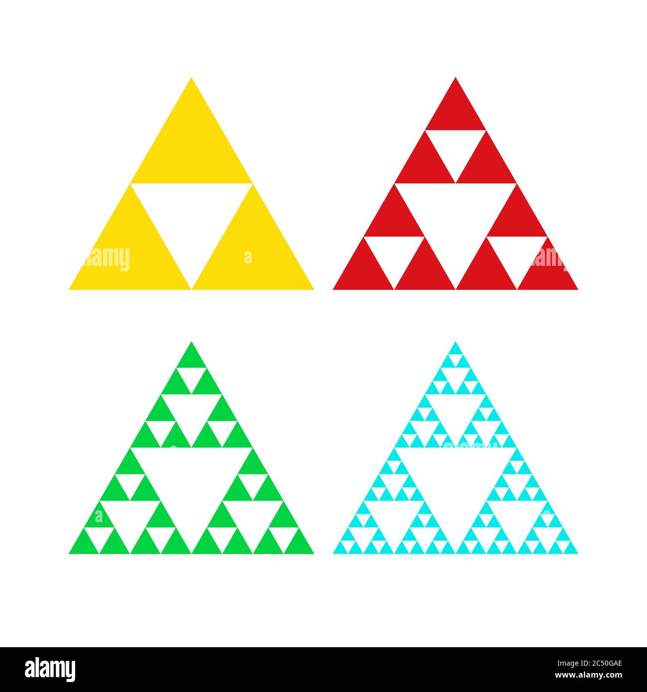 Infinite triangle optical illusion hi-res stock photography and images ...