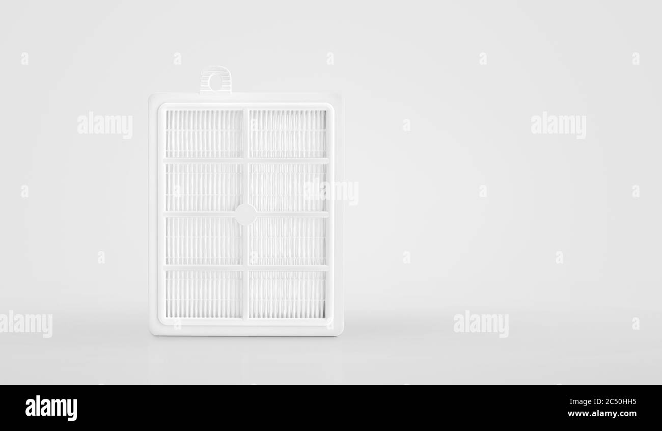 High efficiency air filter for HVAC system. new filter. Taking care of ...