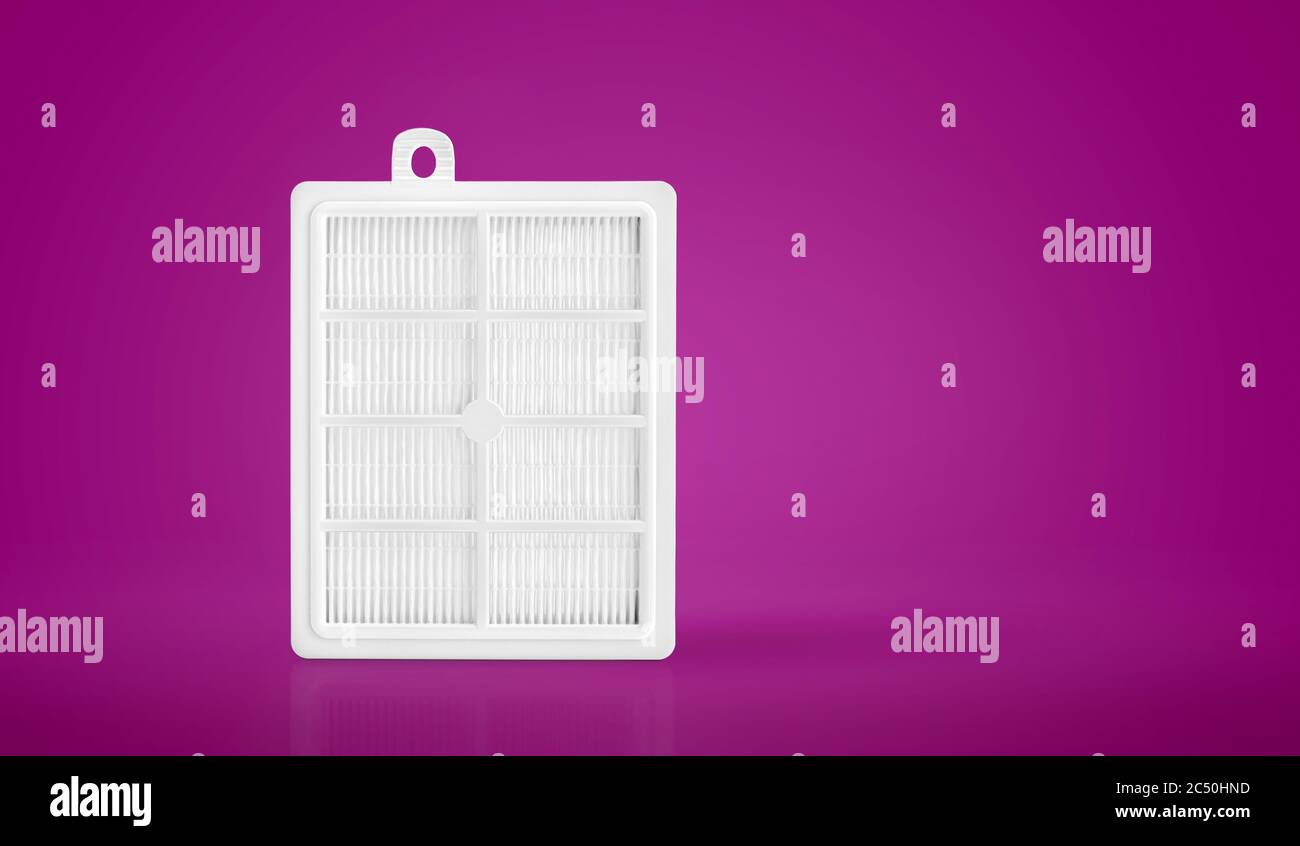 High efficiency air filter for HVAC system. new filter. Taking care of ...