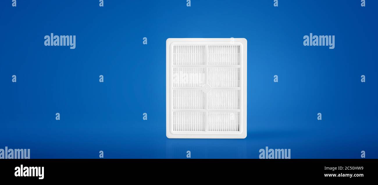 High efficiency air filter for HVAC system. new filter. Taking care of ...