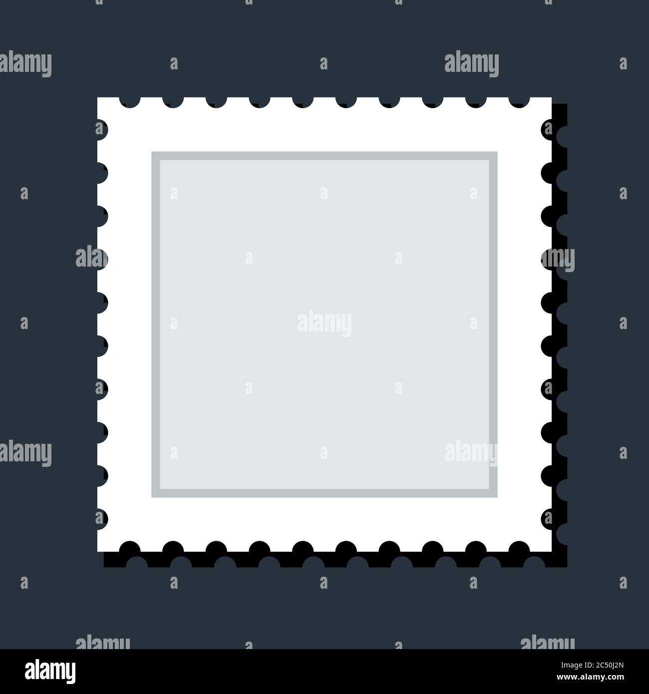 Square Stamp Design Template