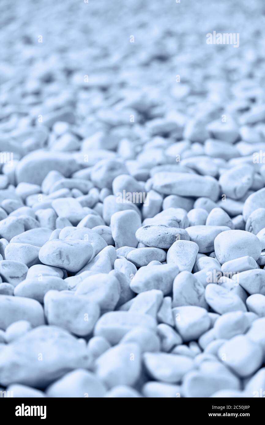 Blue pebbles stone background. Relaxation, meditation and calmness ...
