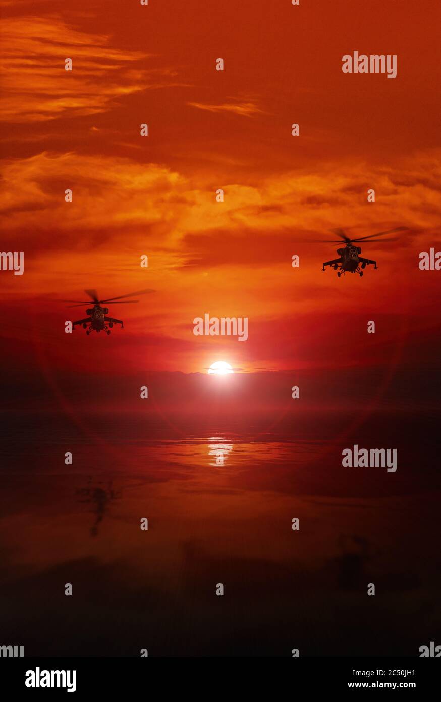 Military helicopter dramatic hi-res stock photography and images - Alamy