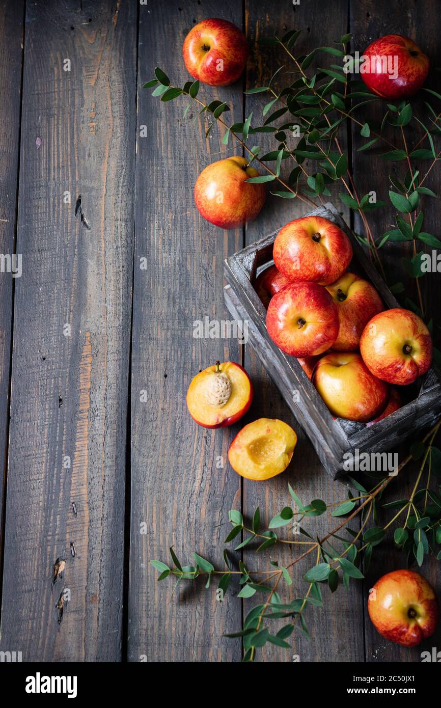 Beautiful nectarines hi-res stock photography and images - Alamy
