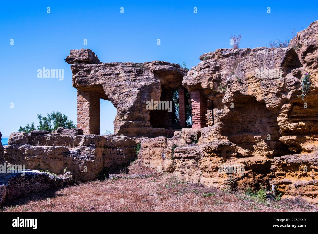 Roman and Early Medieval Necropolis, these burial holes date from the ...