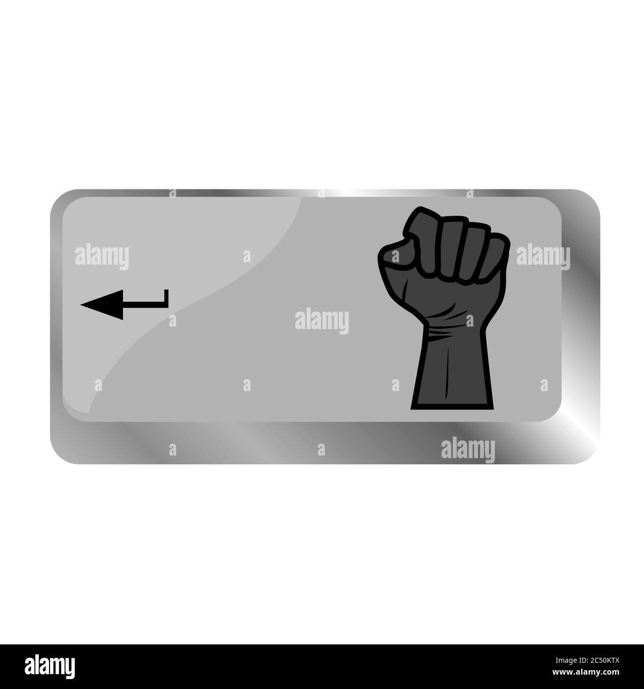 Black lives matter. Hand symbol for all black lives matter protest in ...