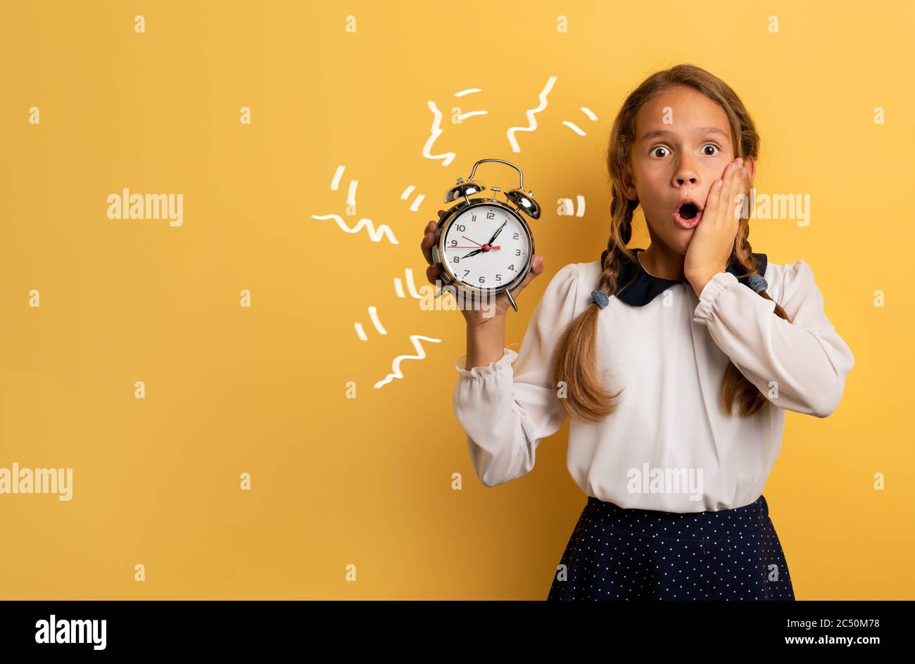 Student late clock study hi-res stock photography and images - Alamy