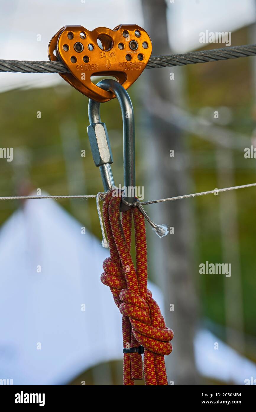 High wire safety harness hi-res stock photography and images - Alamy