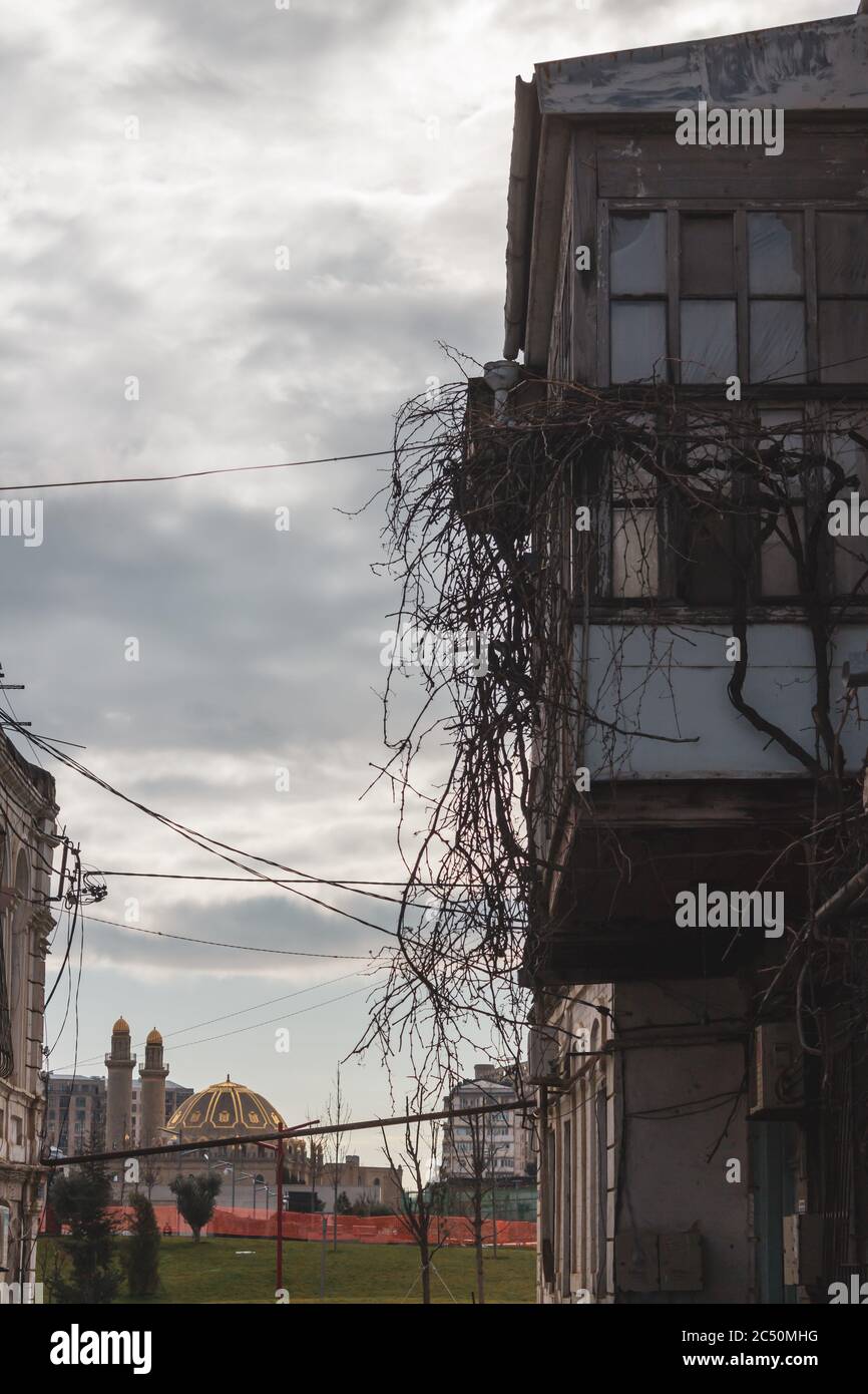 Old city with soviet streets and old houses and windows Stock Photo - Alamy