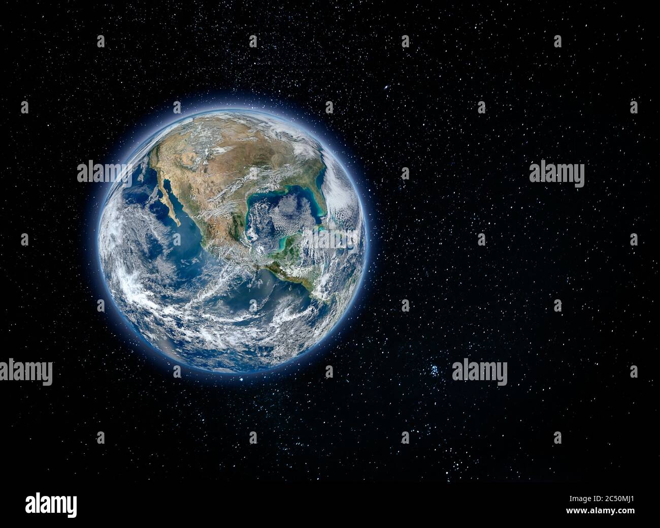 Planet Earth, North America view from space (Elements of this image ...