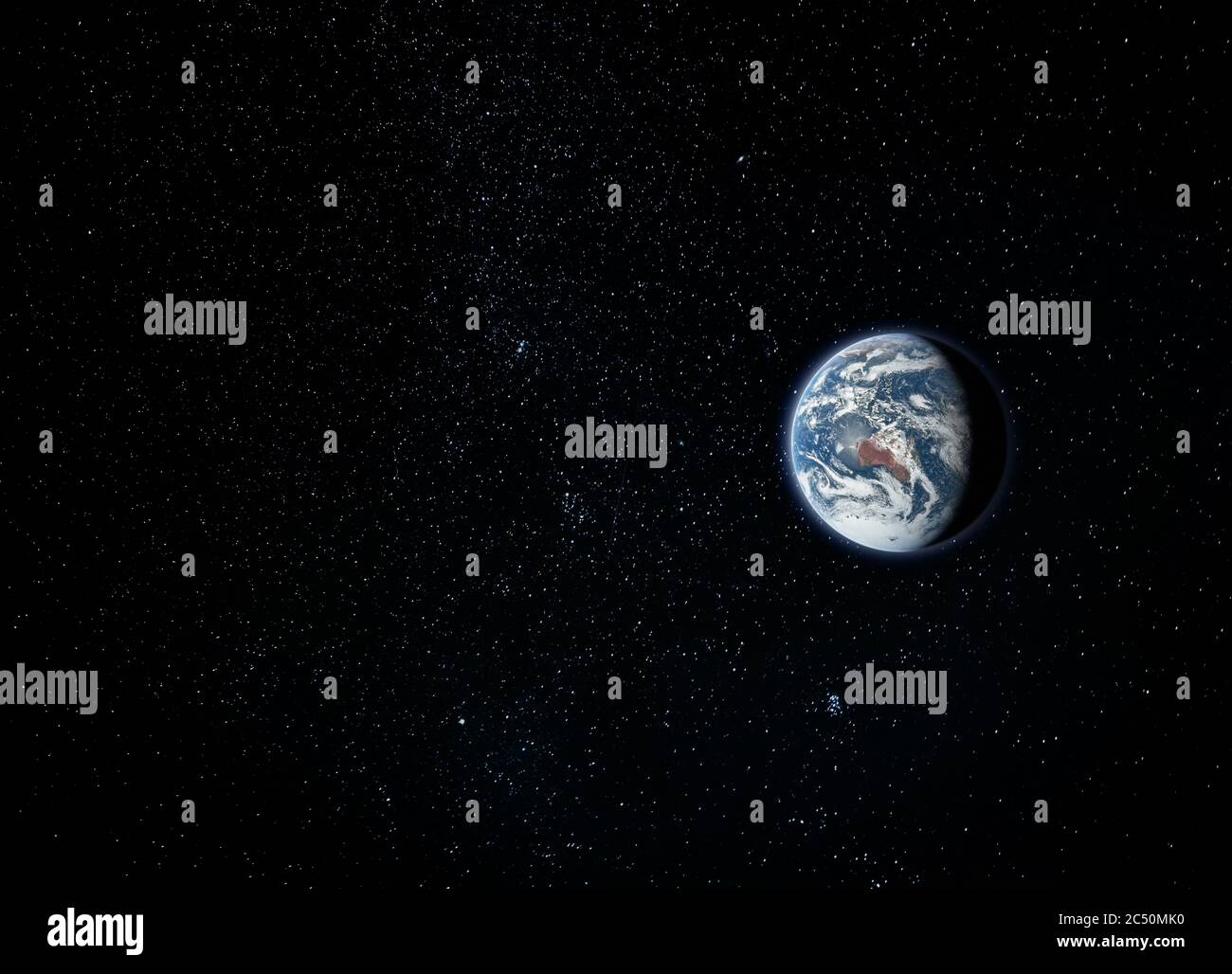Planet Earth, view from space (Elements of this image furnished by NASA ...
