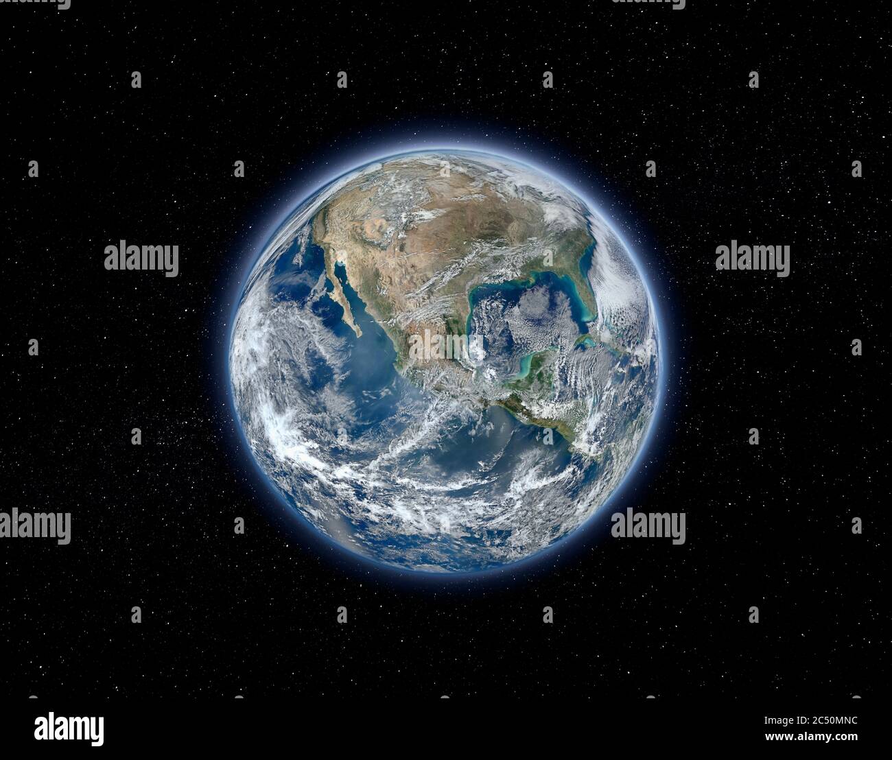 Planet Earth, view from space (Elements of this image furnished by NASA ...