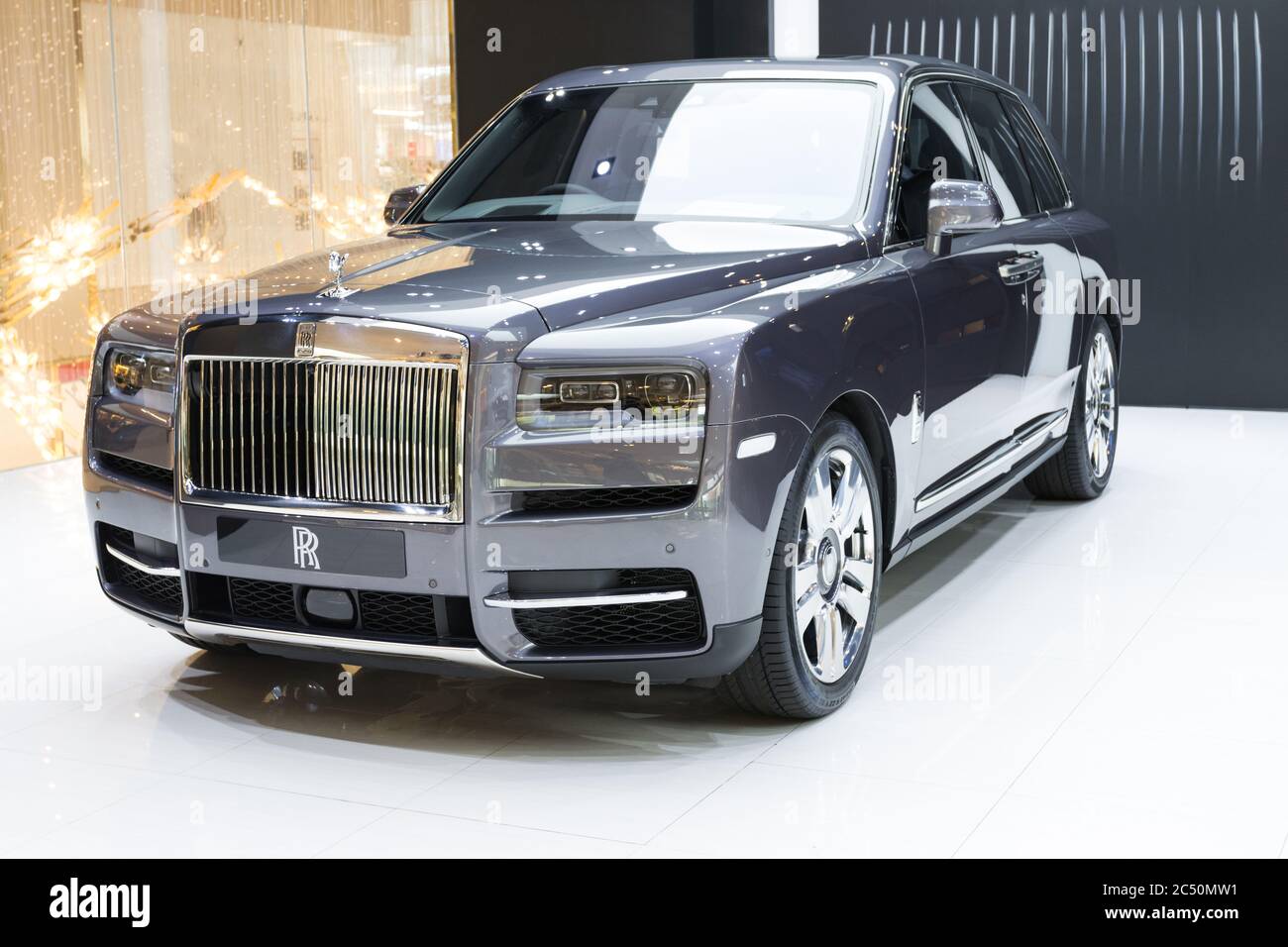 Bangkok Thailand:- June 28, 2020:- Rolls-Royce car show at show room ...