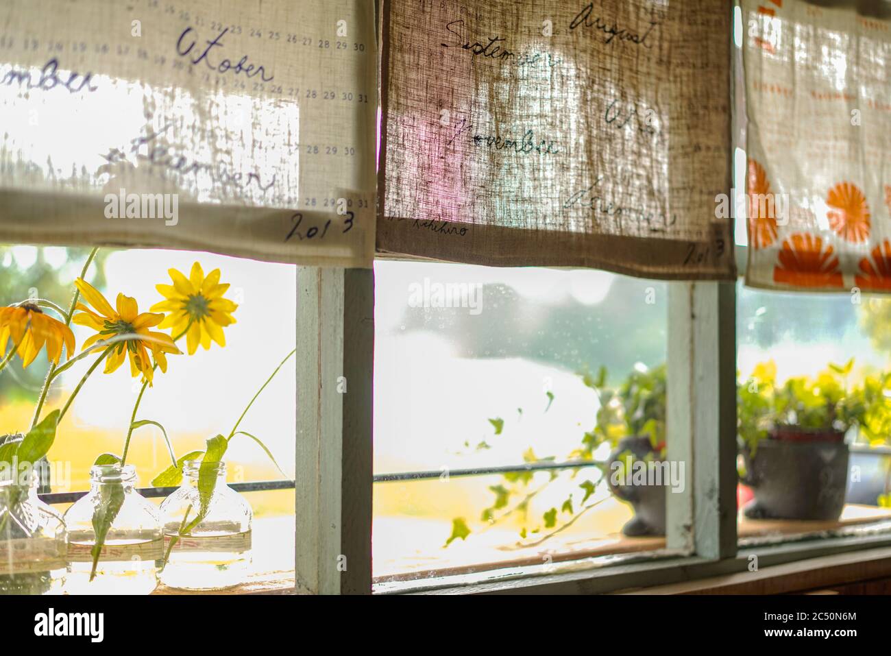 wooden window interior and ornamentation Stock Photo - Alamy