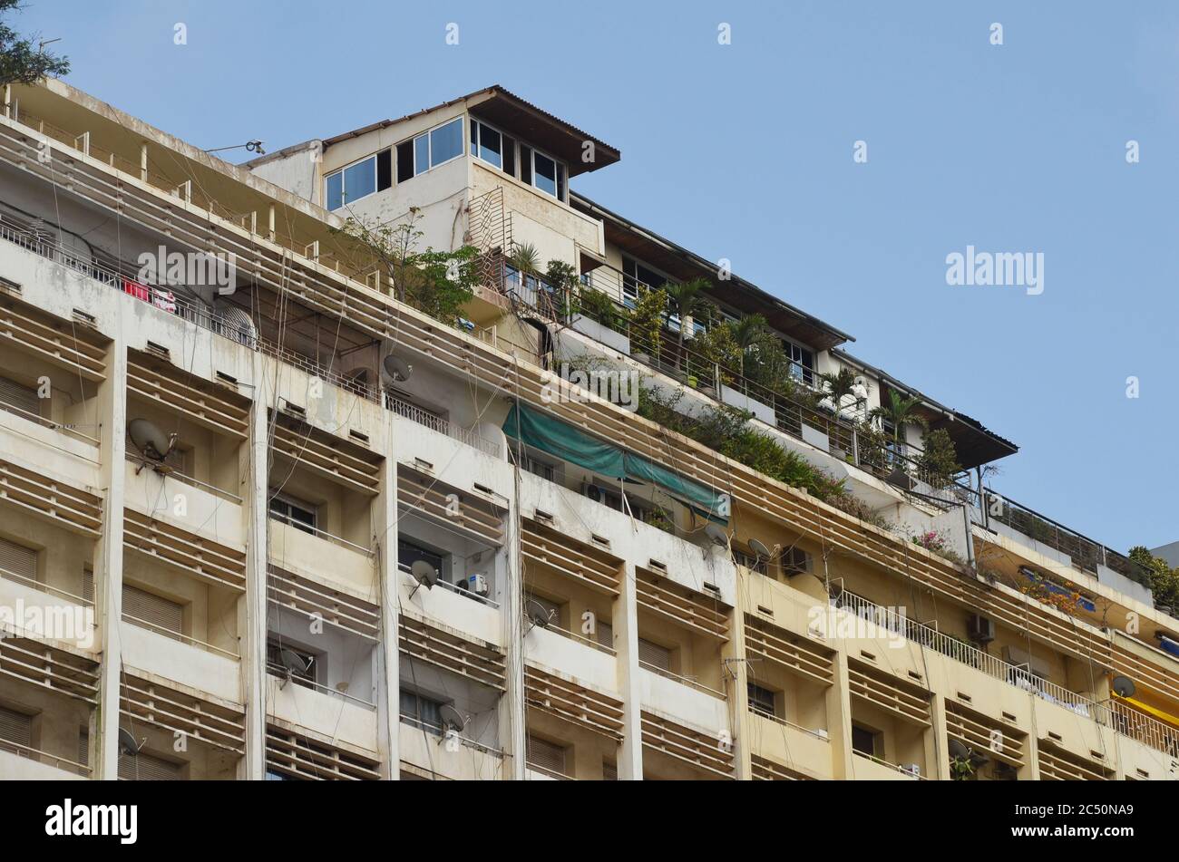Architecture in downtown Dakar, Senegal Stock Photo - Alamy