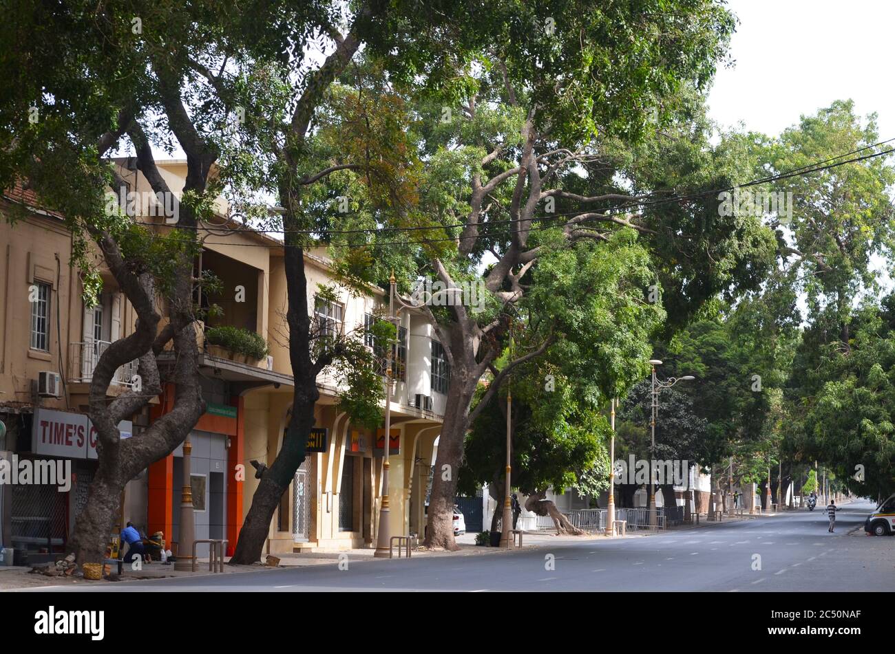 Architecture in downtown Dakar, Senegal Stock Photo - Alamy