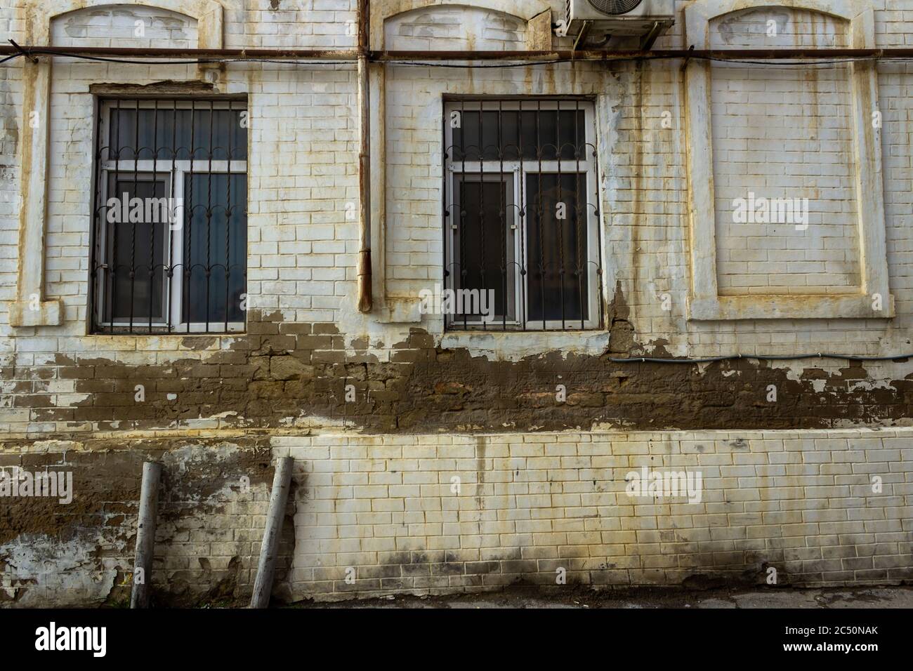 Old city with soviet streets and old houses and windows Stock Photo - Alamy
