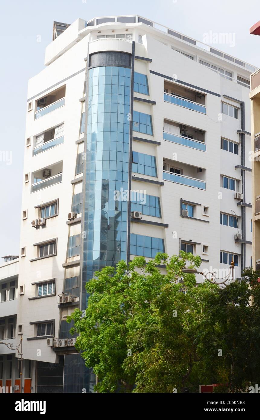 Architecture in downtown Dakar, Senegal Stock Photo - Alamy