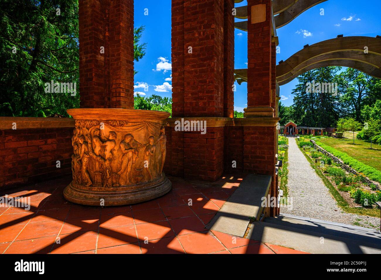 Vanderbilt Mansion National Historic Site, Hyde Park, New York, USA ...