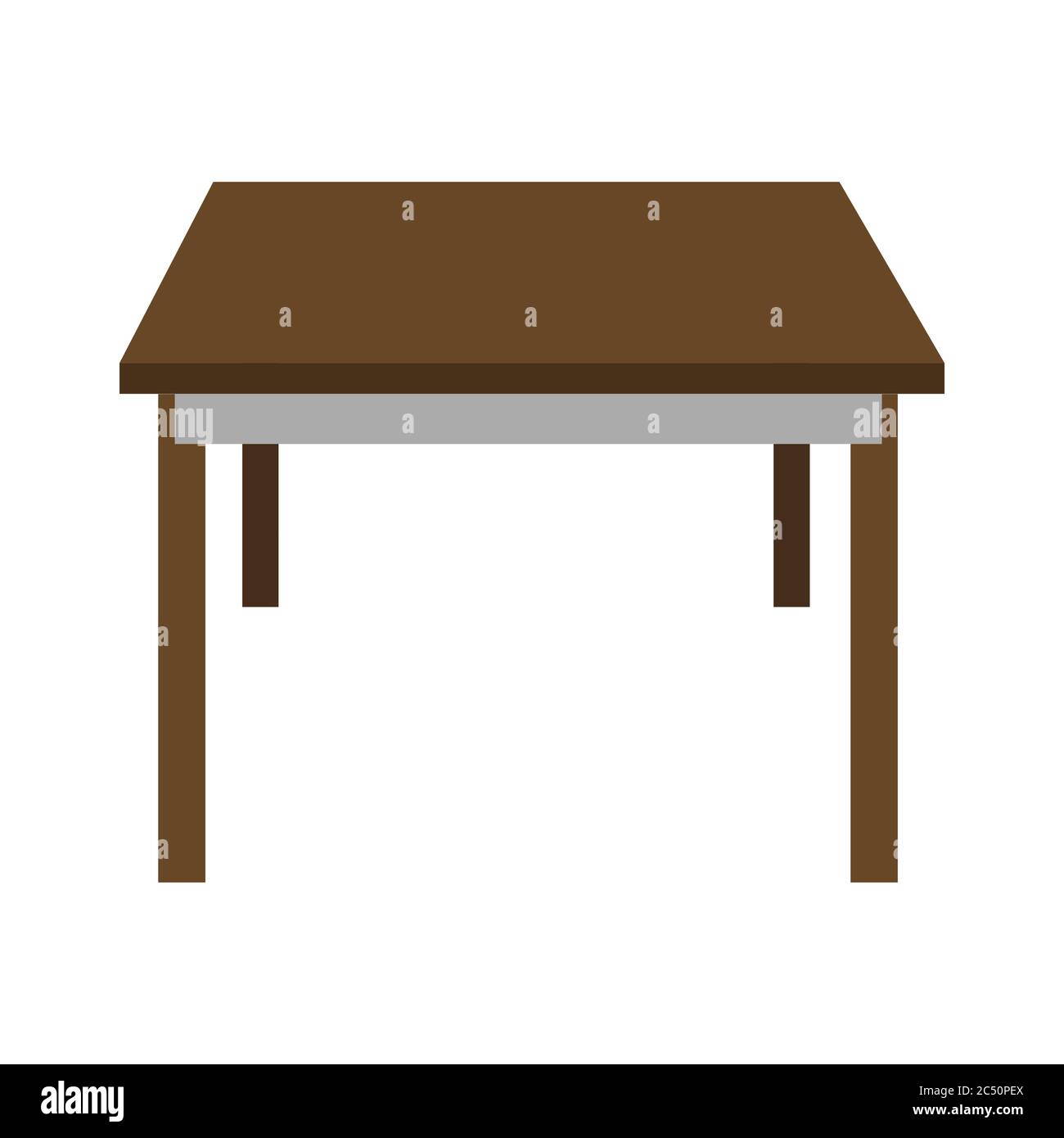 Minimalist Table vector Illustration. Clip art good for cutting file ...