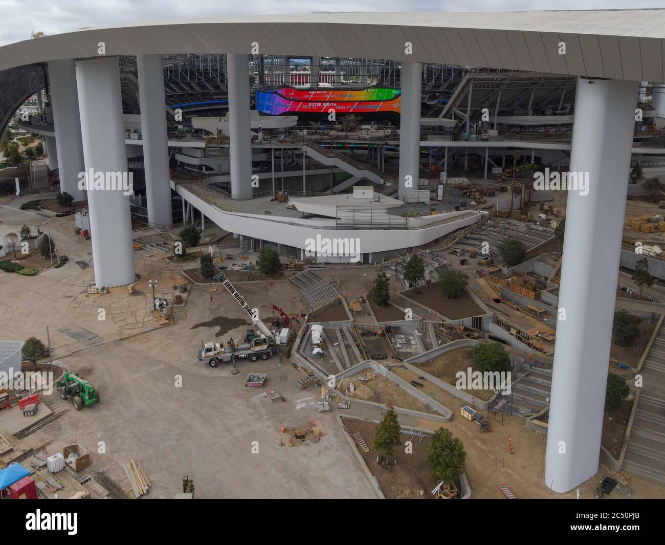Los Angeles, United States. 28th June, 2020. General overall aerial ...