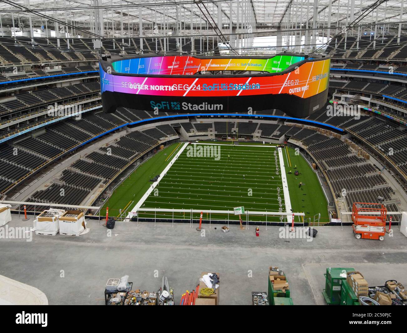 Los Angeles, United States. 28th June, 2020. General overall aerial ...