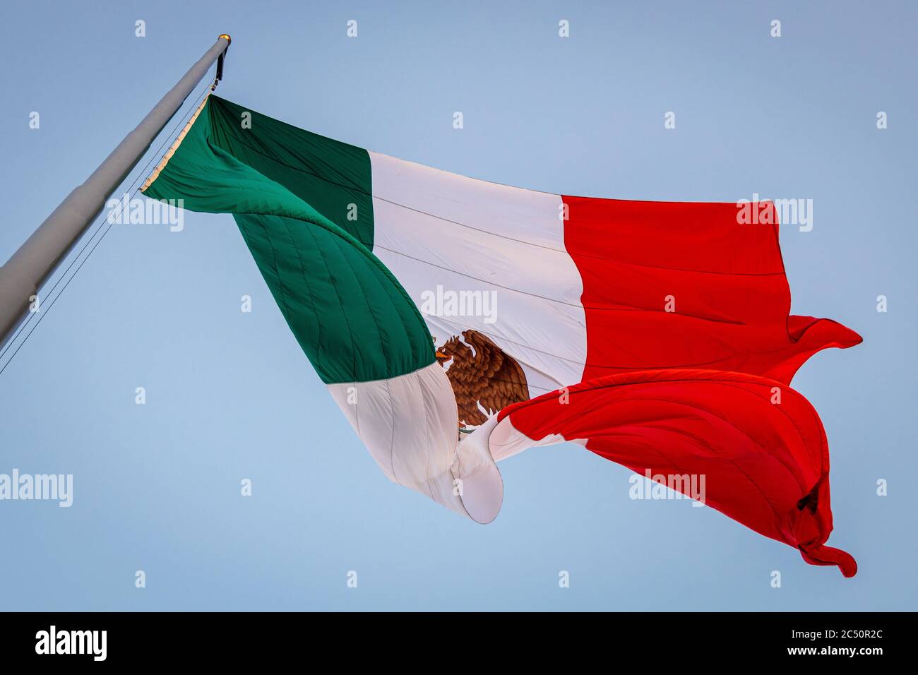 Mexico Flag Waving High Resolution Stock Photography and Images - Alamy