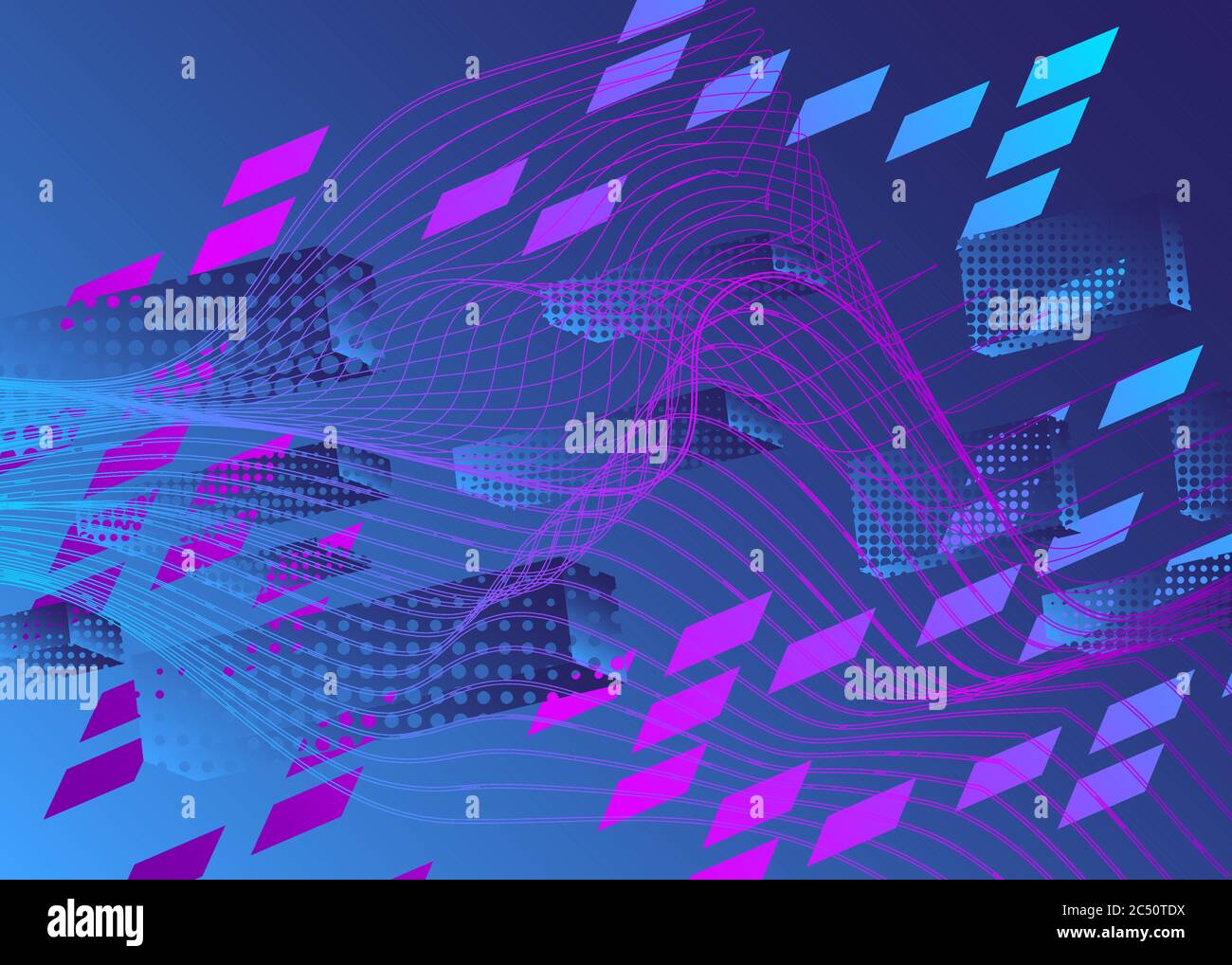 Modern Colored Poster Abstract Background For Illustrating Sport Or Any Other Motion