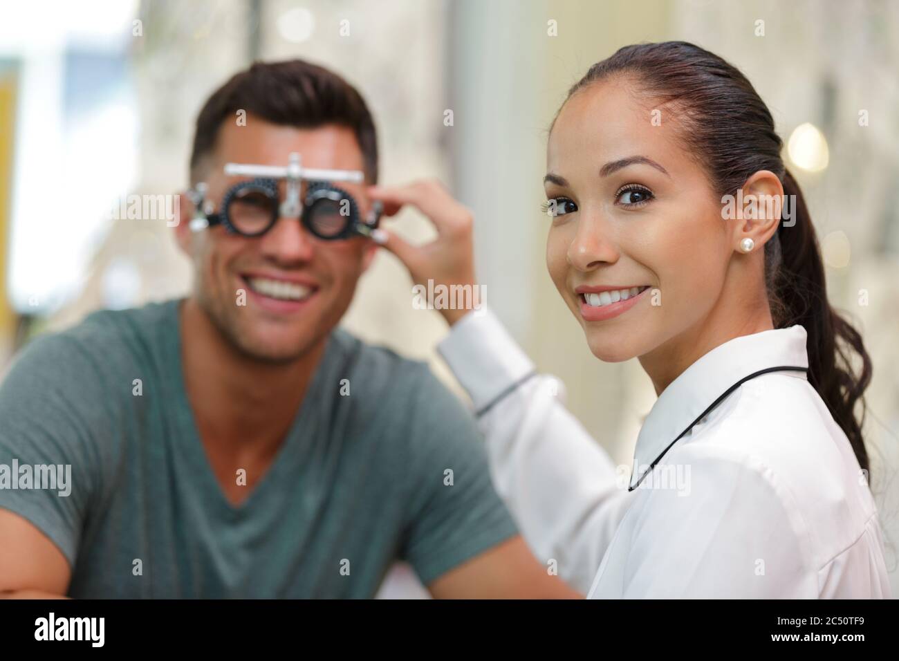 Visual examination hi-res stock photography and images - Alamy