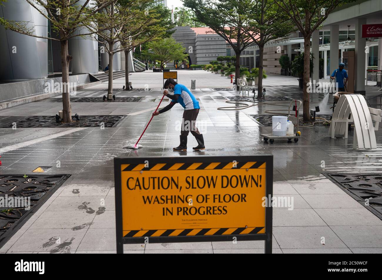 25.06.2020, Singapore, Republic of Singapore, Asia - Migrant workers ...