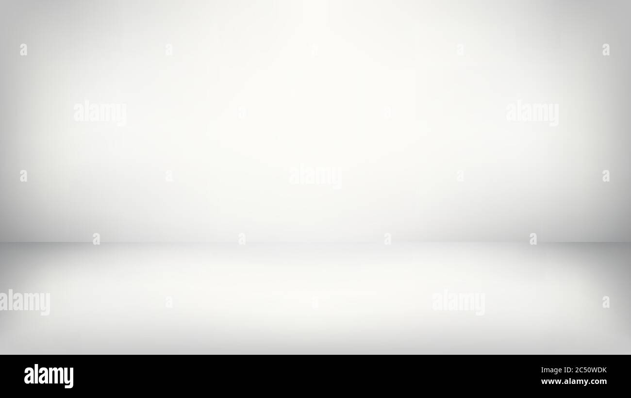Abstract grey background. Empty room with spotlight effect. Vector ...