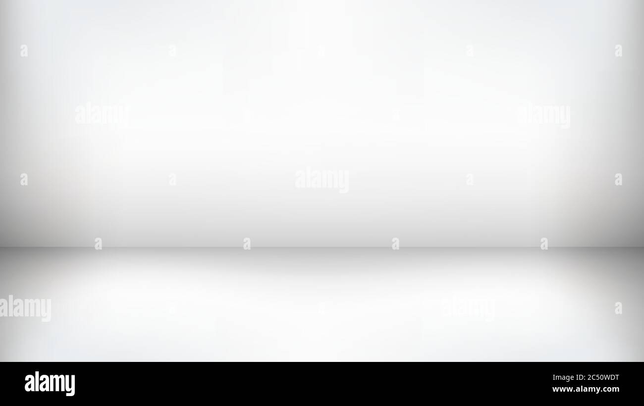 Abstract grey background. Empty room with spotlight effect. Vector ...