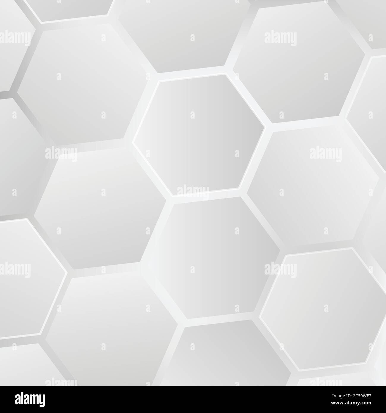 Abstract geometric or isometric tile honeycomb texture white and gray ...